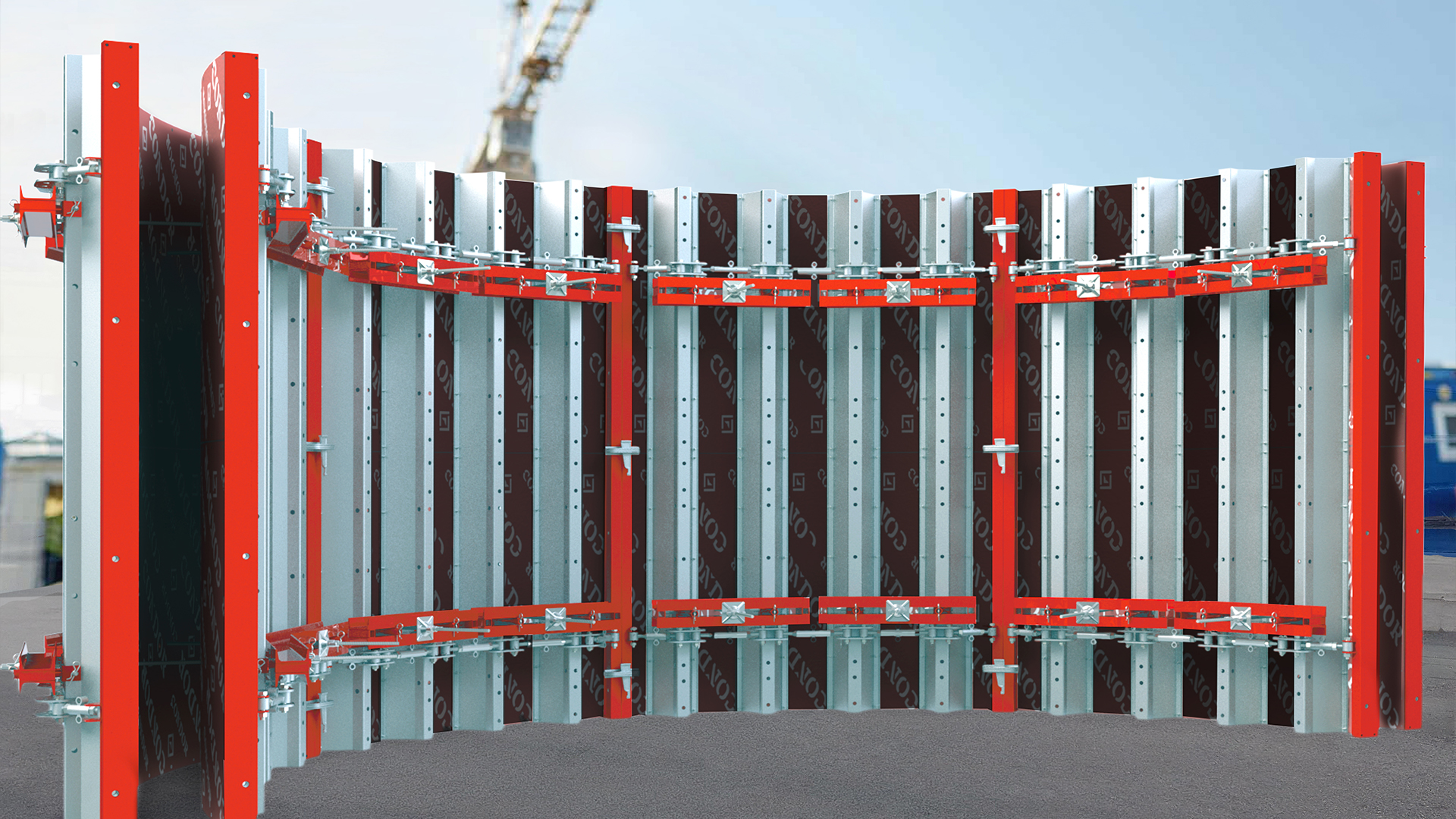O-ROUND Formwork for curved walls - Condor Formwork