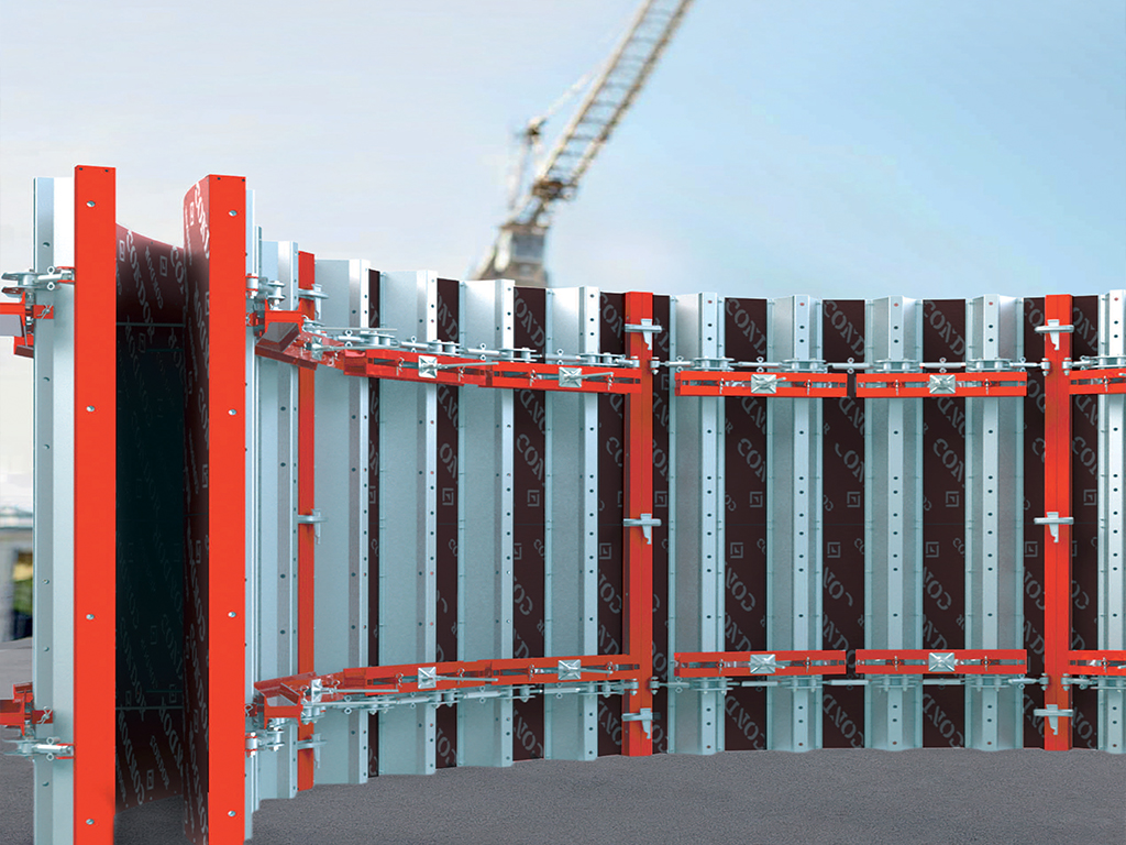 O-ROUND Formwork for curved walls - Condor Formwork
