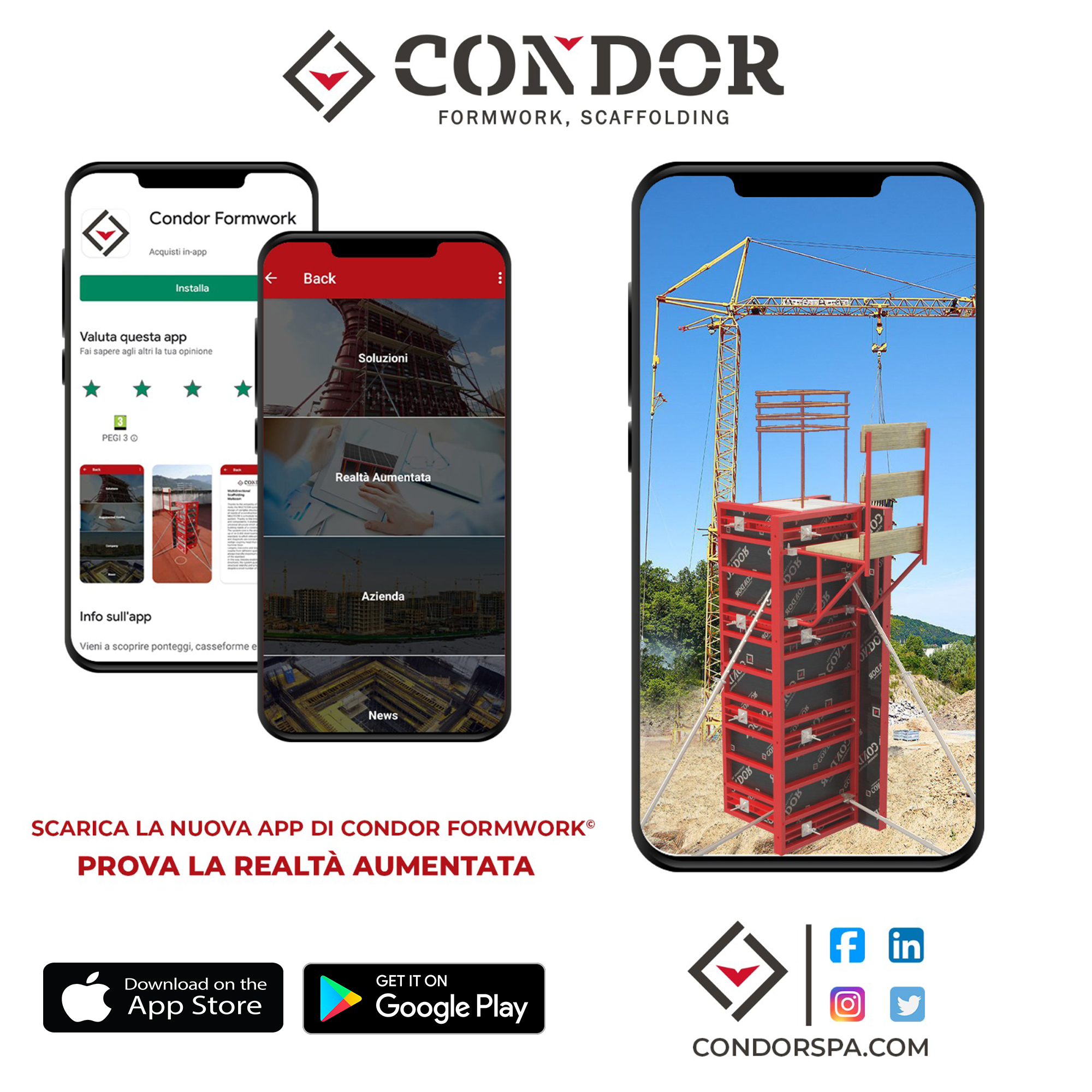Formwork and scaffolding in AR: Condor Formwork introduces a new App