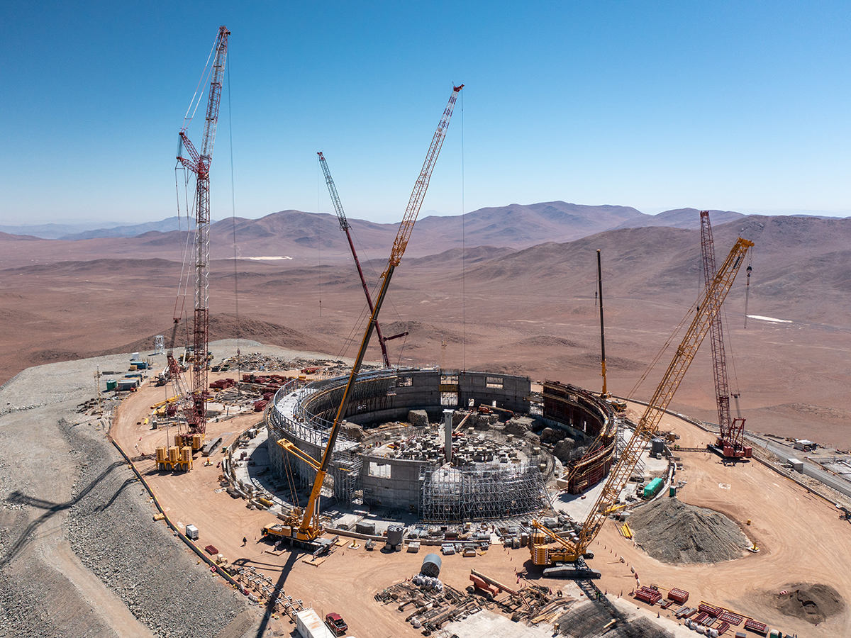 Condor systems in Chile for the construction of the ELT